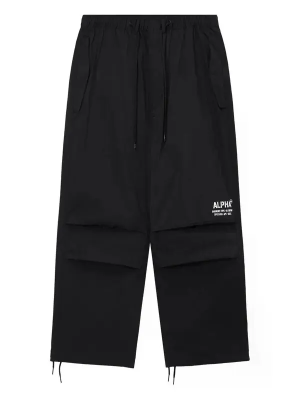 Alpha Industries Layered Drawstring Trousers - Black