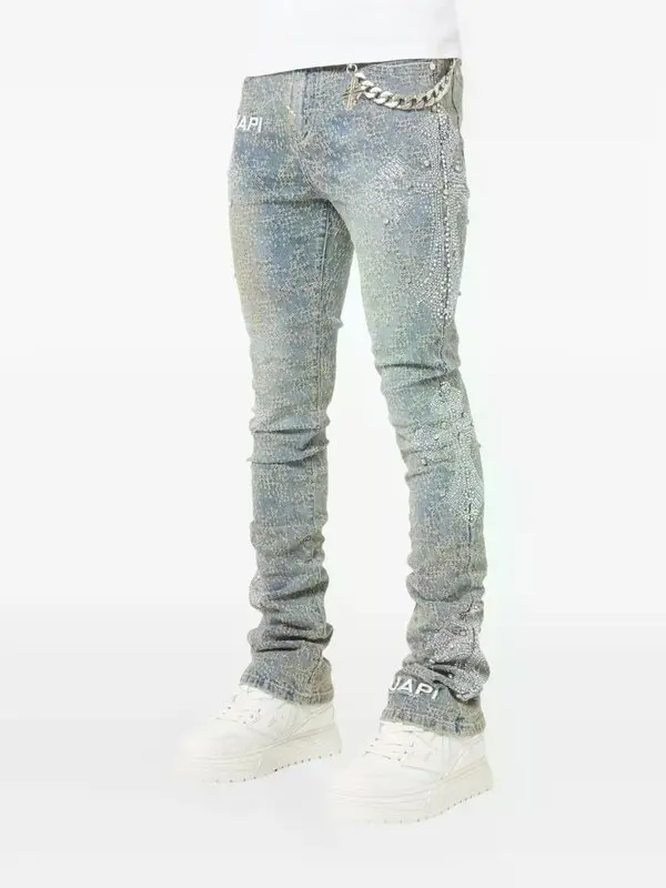 GUAPI Crystal-cross Jeans