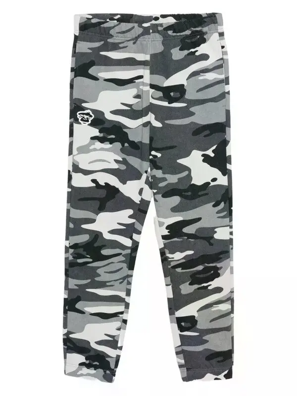AAPE BY *A BATHING APE® Logo-patched Trousers - Grey