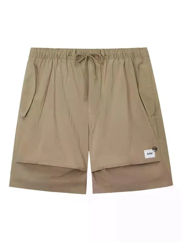 Alpha Industries Logo-patch Shorts