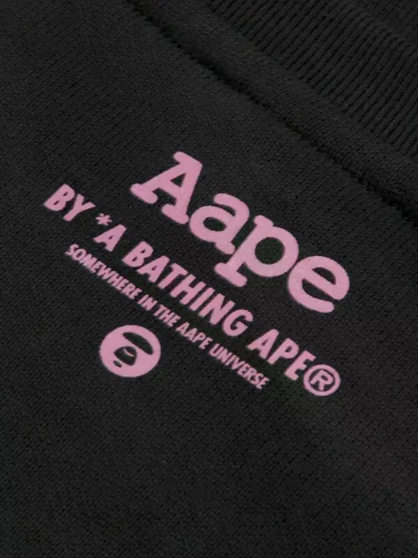 A BATHING APE Camouflage-embroidered Sweatshirt