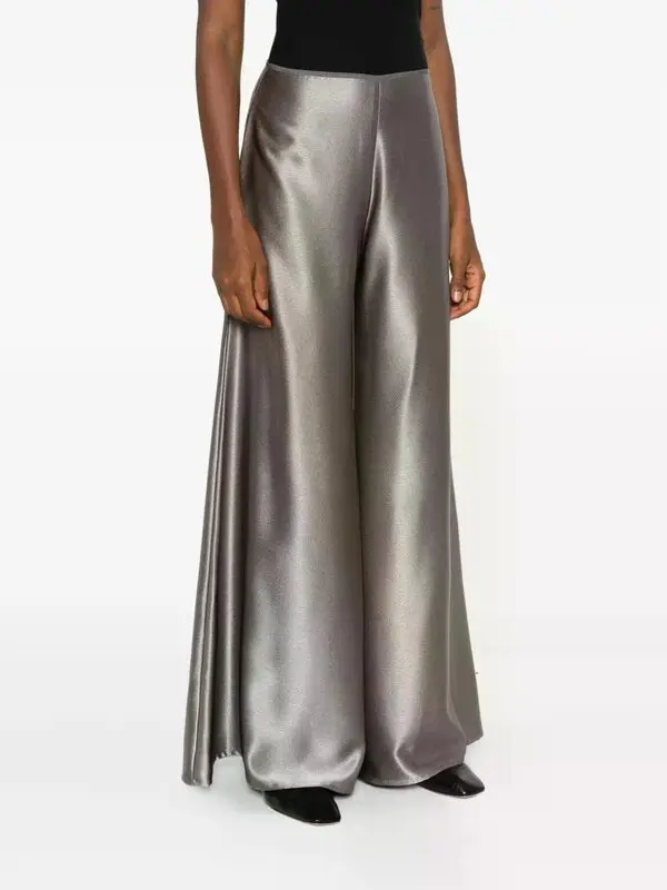 STEPHAN JANSON Satin Flared Trousers