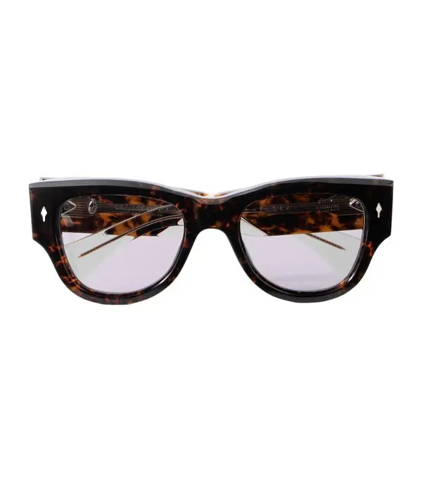 JACQUES MARIE MAGE Chelsea Square-frame Sunglasses - Tortoiseshell