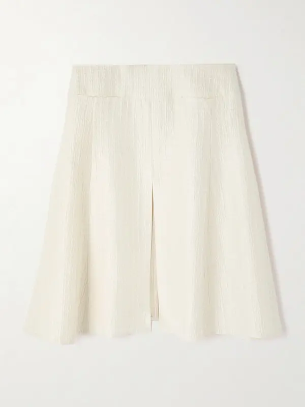 Alaïa Silk-cloqué Midi Skirt