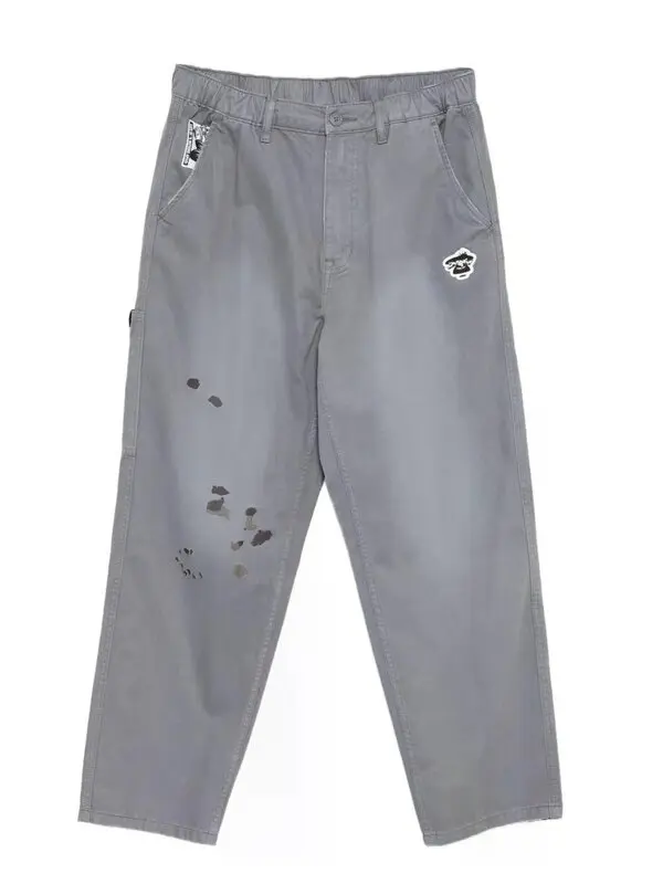 AAPE BY *A BATHING APE® Logo-patch Trousers