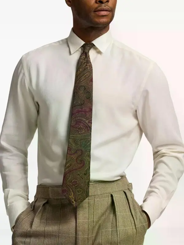 Ralph Lauren Purple Label Flannel Shirt - Neutrals
