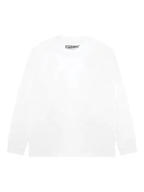 AAPE BY *A BATHING APE Long-sleeved Crewneck Sweatshirt