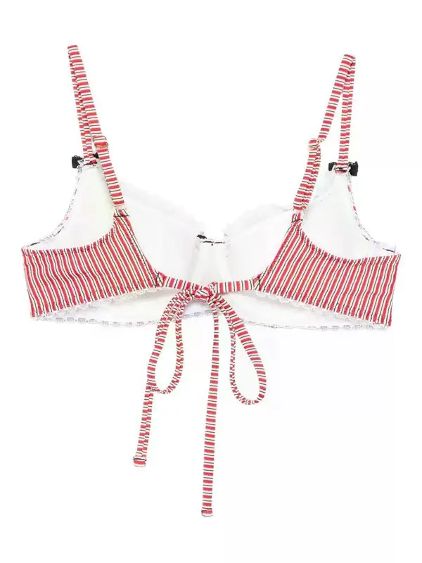 Agent Provocateur Milli Striped Bikini Top