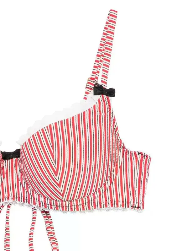 Agent Provocateur Milli Striped Bikini Top