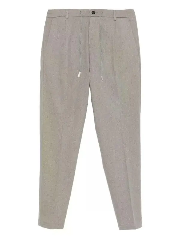 Eleventy Pleated Drawstring Trousers