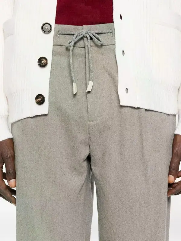 Eleventy Pleated Drawstring Trousers