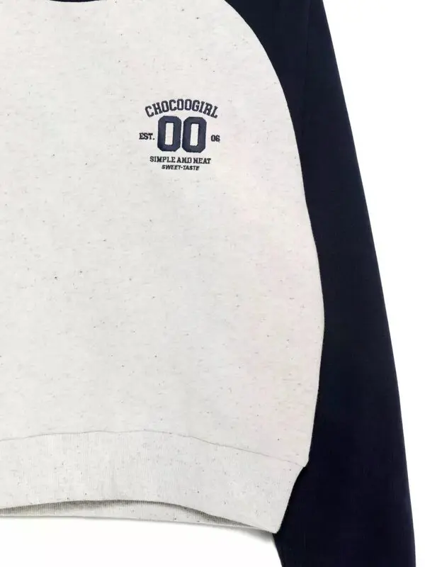 CHOCOOLATE Logo-embroidered Sweatshirt - Grey