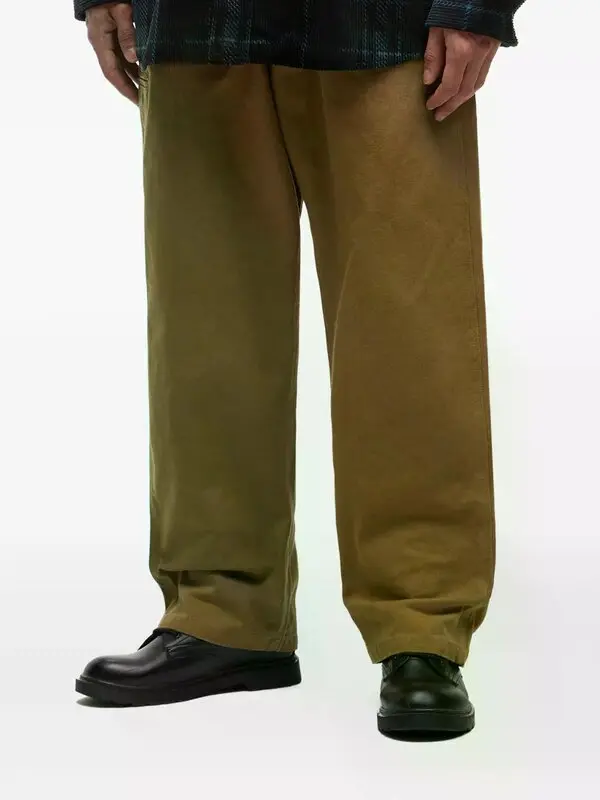 Alpha Industries Logo-patch Straight-leg Trousers
