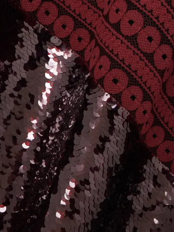 DIMA AYAD Sequined Lace Gown