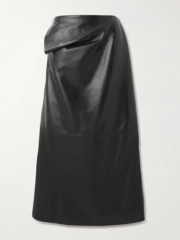 Magda Butrym Leather Maxi Skirt