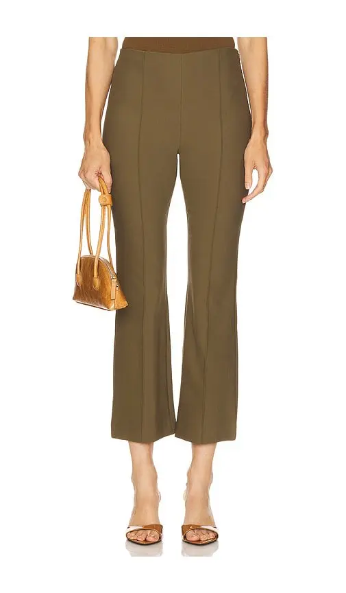 Vince Pintuck Crop Flare Pant