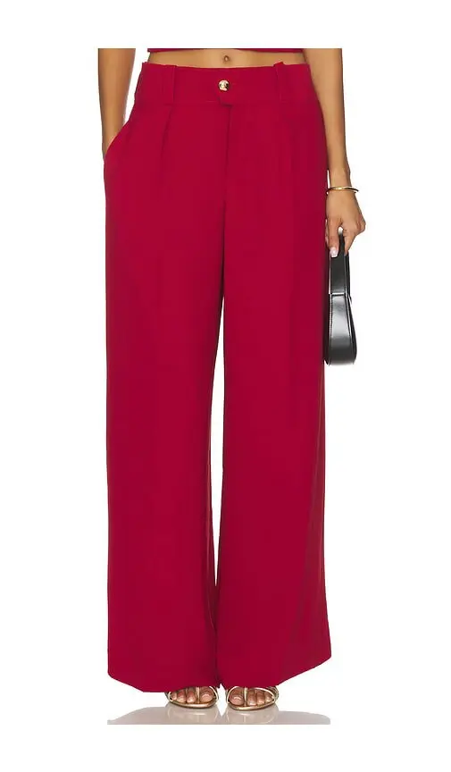 Amanda Uprichard Noho Pants - Carnelian