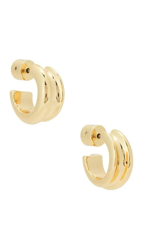 Jenny Bird Mini Lennon Huggie Hoop Earrings - Gold