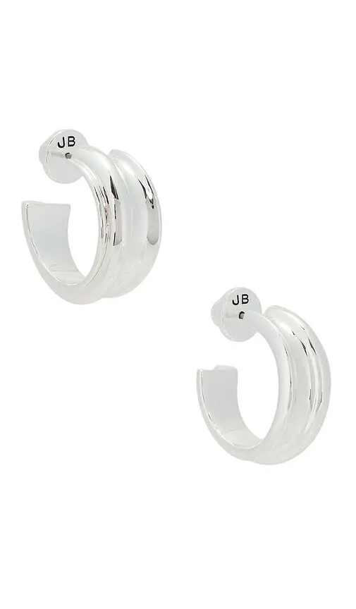 Jenny Bird Lennon Hoops - Silver