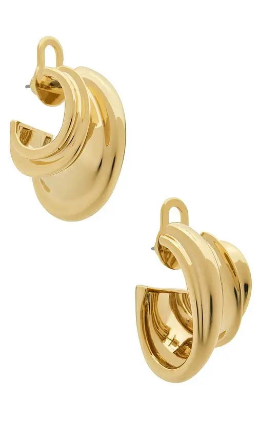Jenny Bird Leona Hoops - Gold