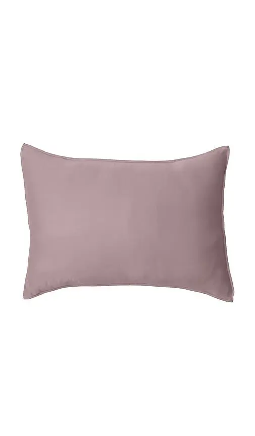 Barefoot Dreams Standard Washed Bamboo Fitted Pillowcase Set In Mauve - Terra