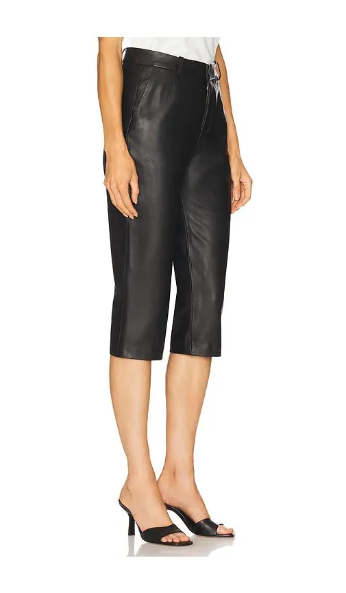 LAMARQUE Chiara Cropped Leather Pant