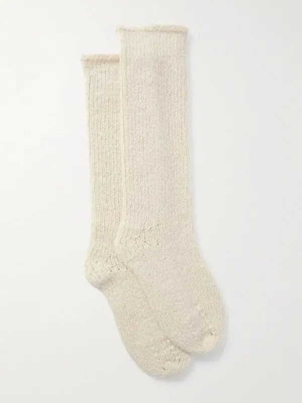 Gabriela Hearst Nikola Cashmere Socks - Ivory