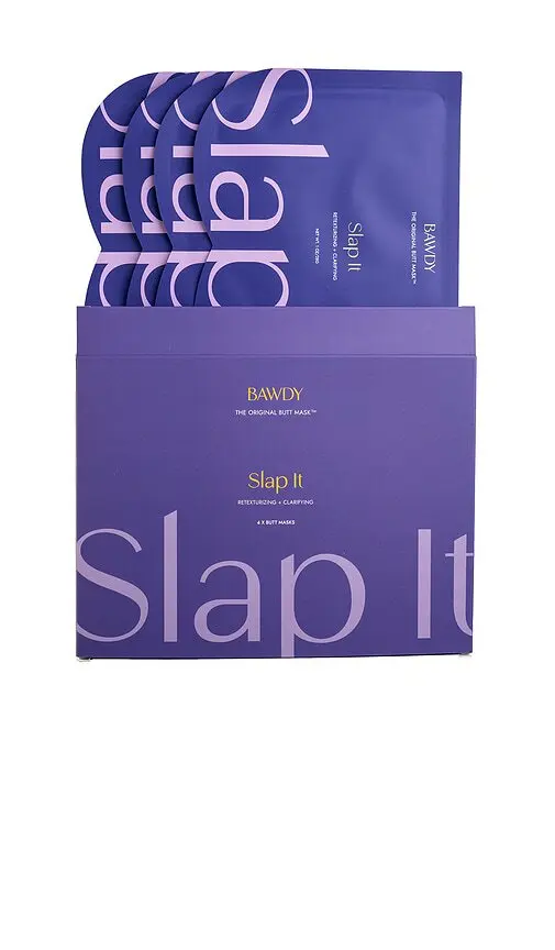 BAWDY Slap It Butt Sheet Mask 4 Pack - N,a