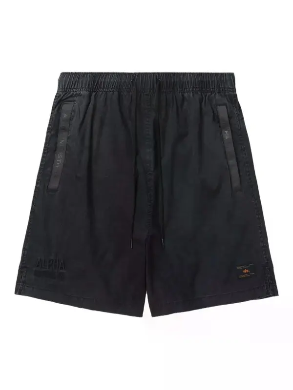 Alpha Industries Logo-patch Shorts