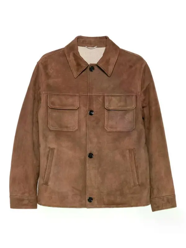 LARDINI Button-fastening Flap-pocket Jacket