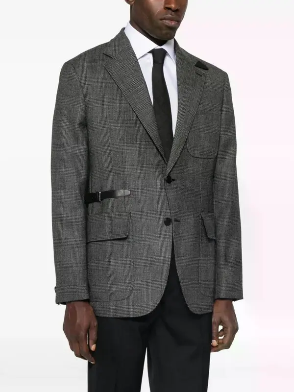 Brioni Checked Blazer
