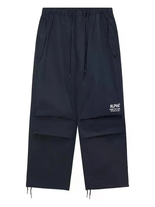 Alpha Industries Layered Drawstring Trousers - Blue