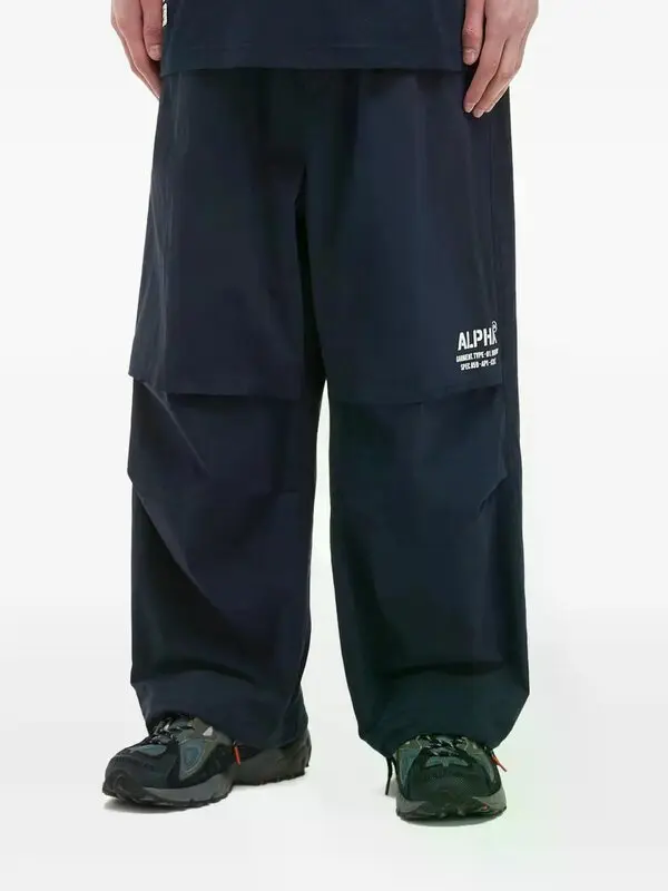 Alpha Industries Layered Drawstring Trousers - Blue