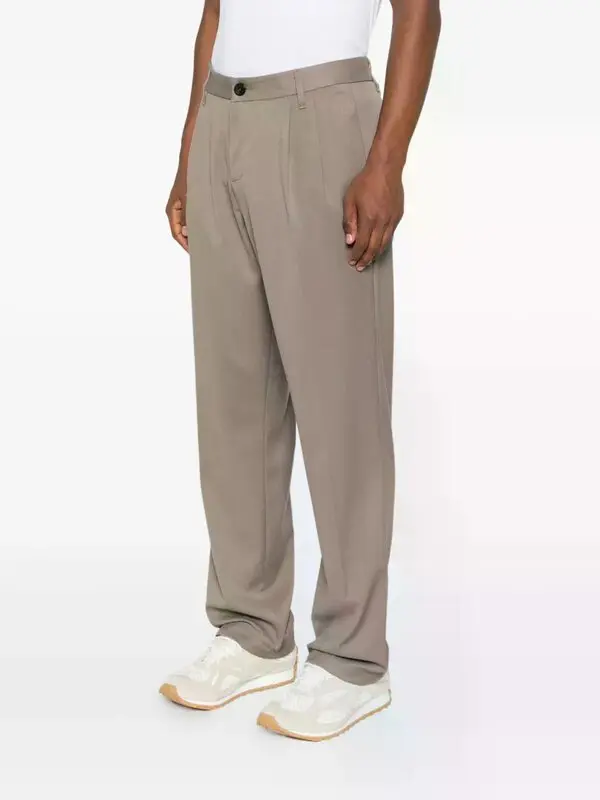 Imperial Pleated Cotton Trousers