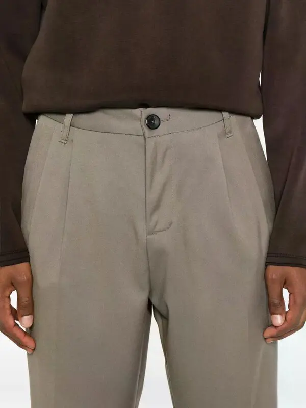 Imperial Pleated Cotton Trousers