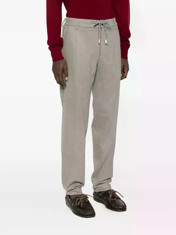 Eleventy Pleated Drawstring Trousers