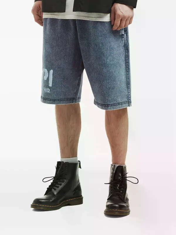 Alpha Industries Denim Shorts With Elasticated Waistband