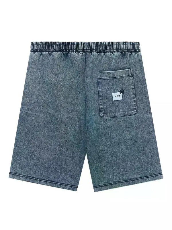 Alpha Industries Denim Shorts With Elasticated Waistband