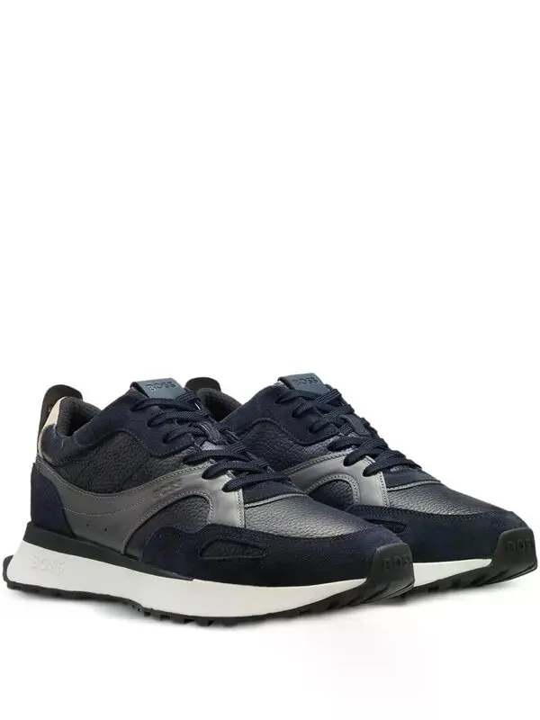 BOSS Leather Panelled Sneakers