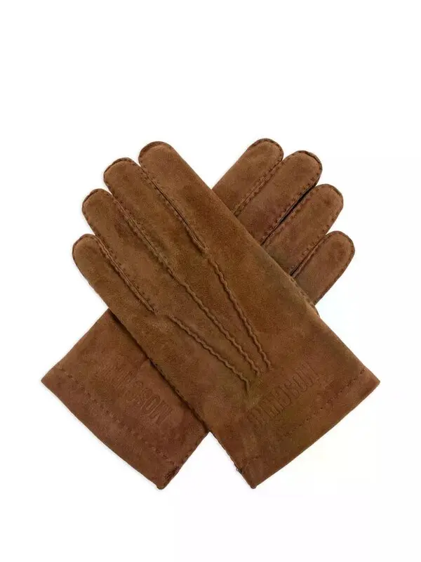 Moschino Logo-debossed Gloves