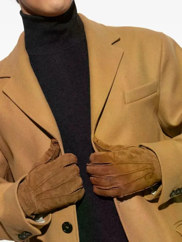 Moschino Logo-debossed Gloves