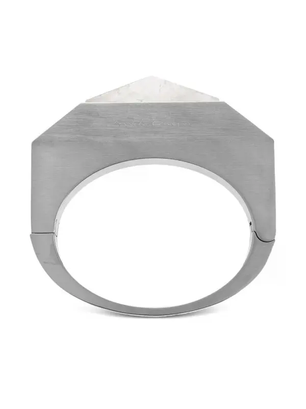 Rick Owens Crystal-embellished Bracelet - Silver