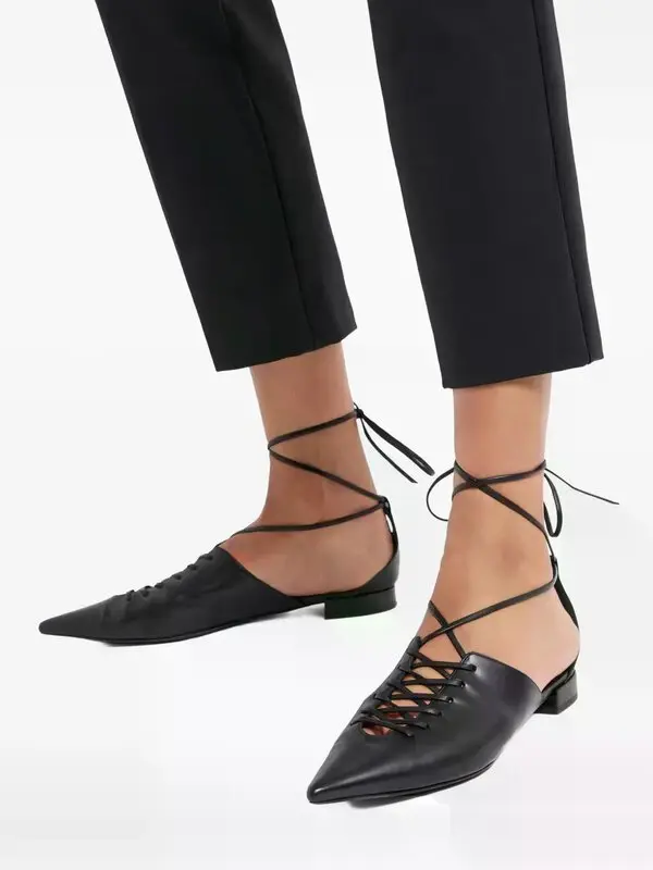 Giorgio Armani Leather Pointed-toe Boots