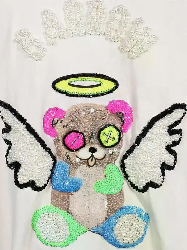 BARROW Angel Appliqué T-shirt