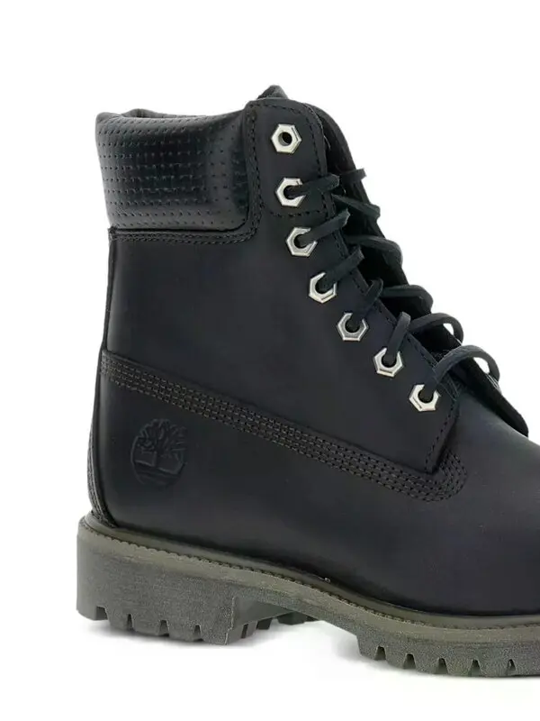 Timberland Padded-collar Lace-up Boots - Black