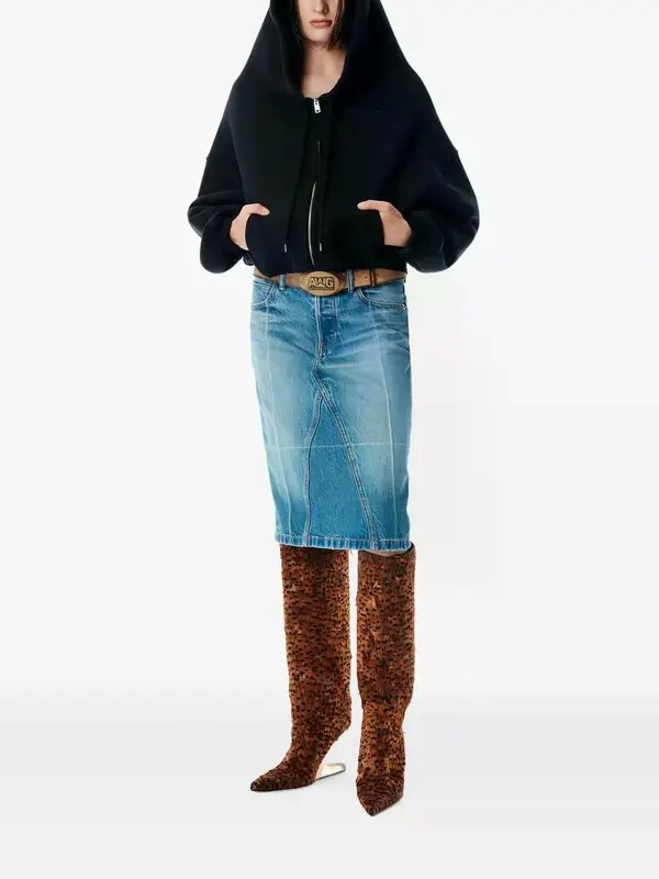 Alexander Wang Denim Midi Skirt