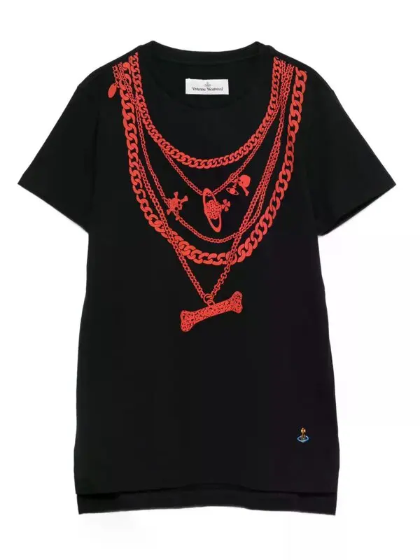 VIVIENNE WESTWOOD Chain-print T-shirt