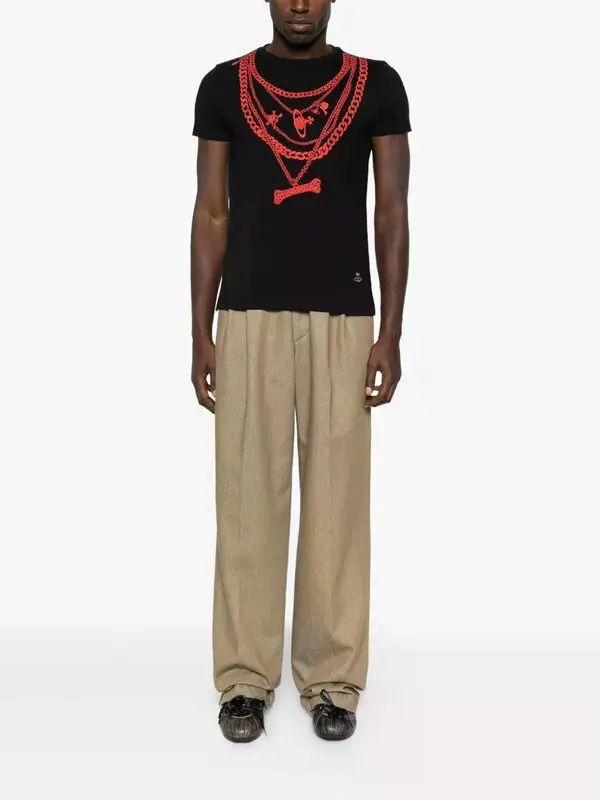 VIVIENNE WESTWOOD Chain-print T-shirt