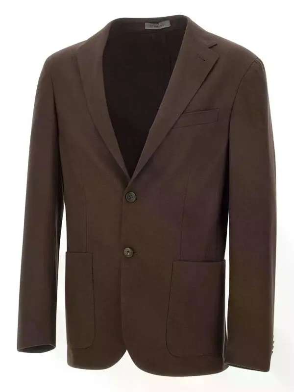 Corneliani Two-button Patch-pocket Blazer - Brown