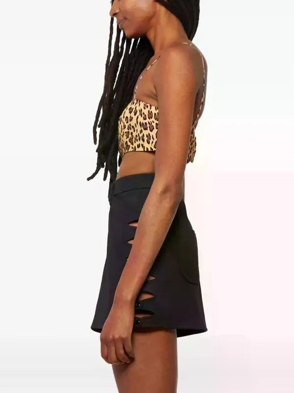 Adam Lippes Leopard-print Bandeau Top - Neutrals